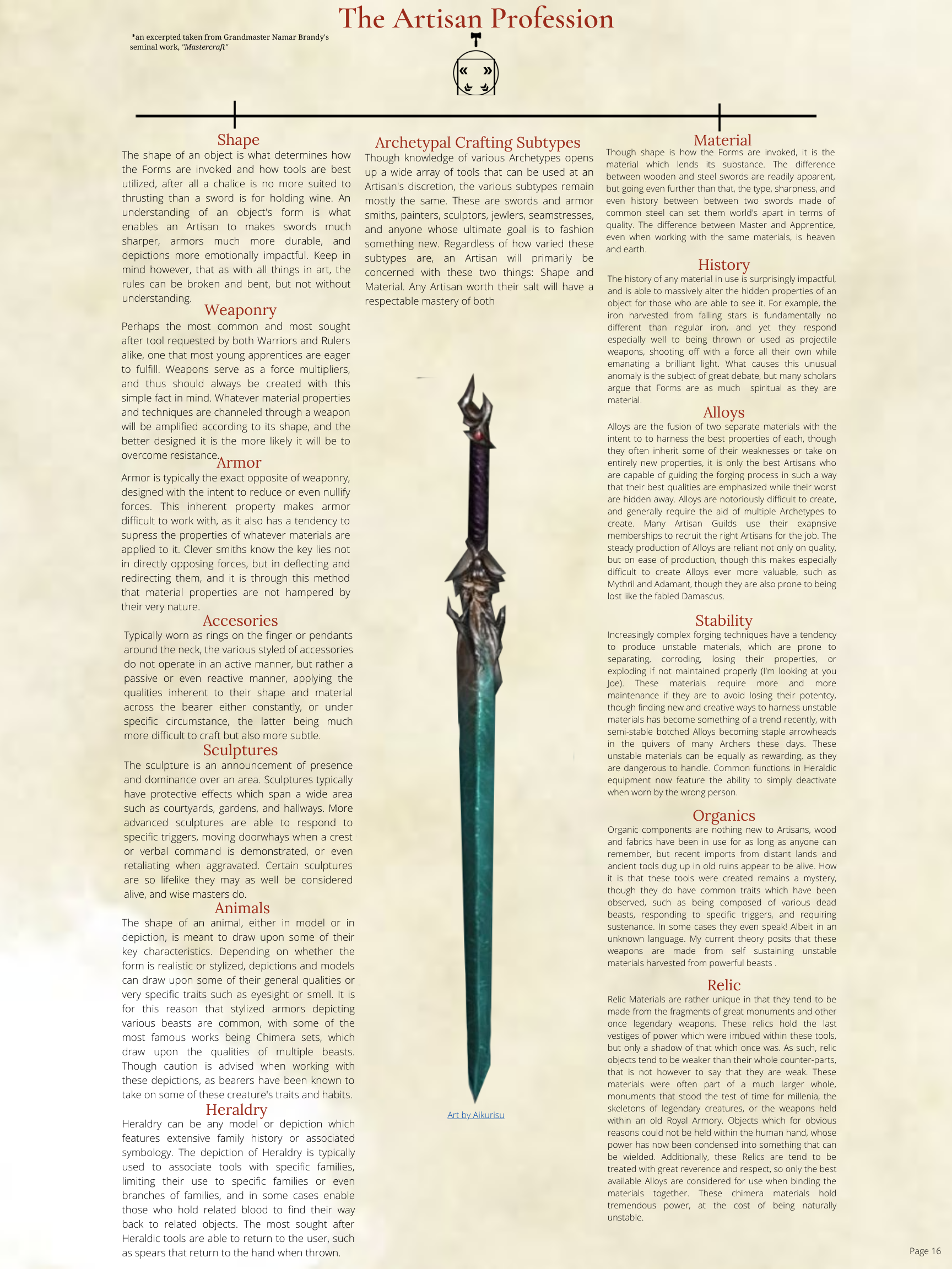 The Forms: Artisans In-Depth | Scrolller