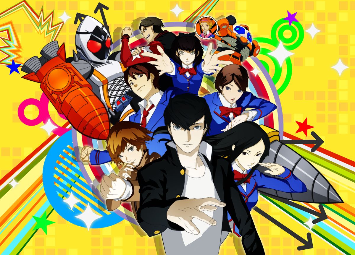 The Fourze cast in Persona 4's artstyle | Scrolller
