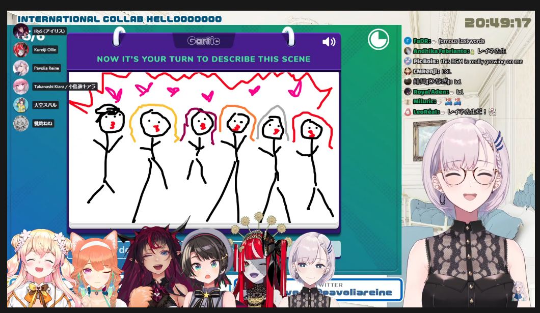 The Gartic Phone collab in one picture | Scrolller