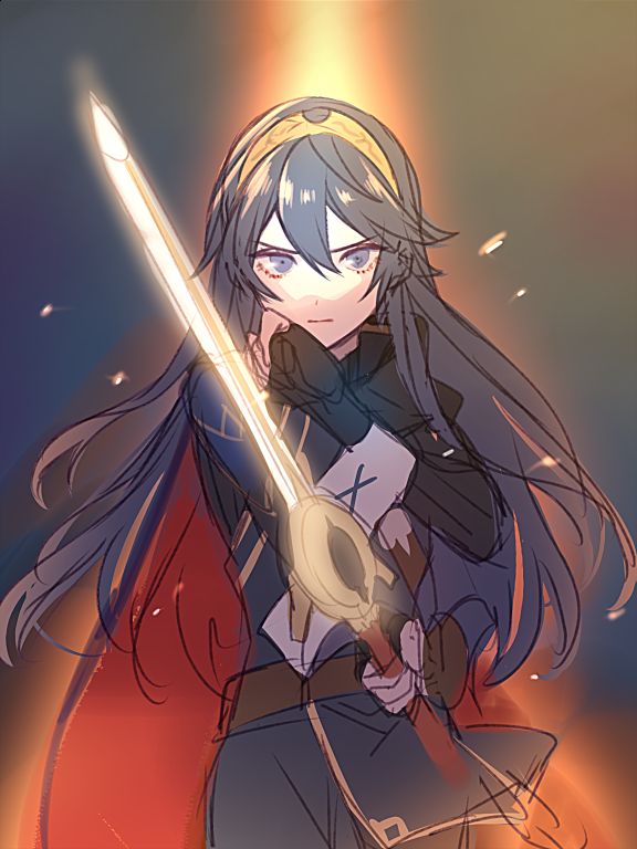 The girl with the glowing sword | Scrolller