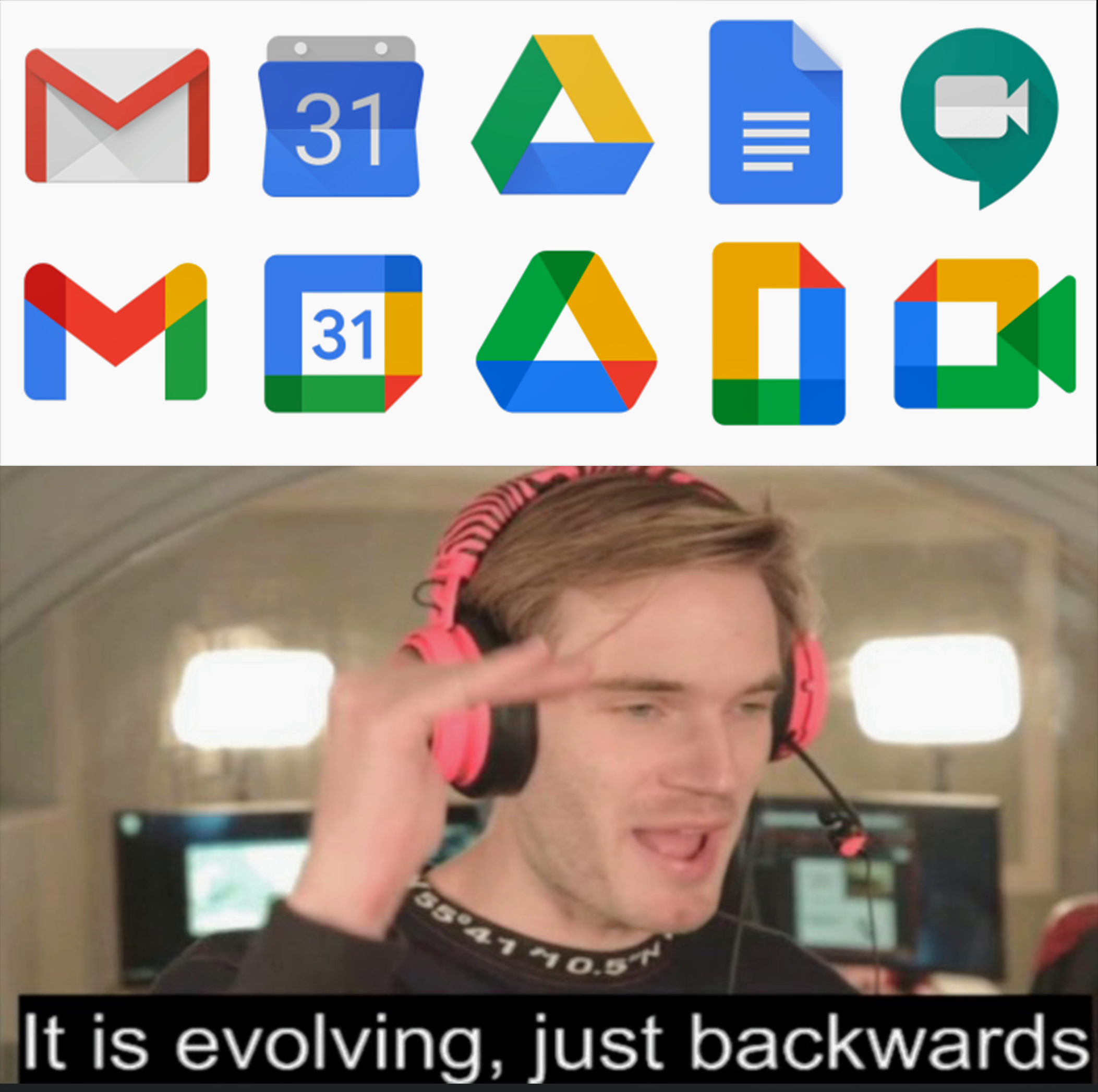 The Google icons. | Scrolller