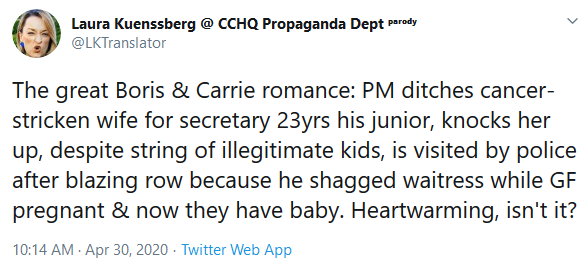 The great Boris and Carrie romance | Scrolller