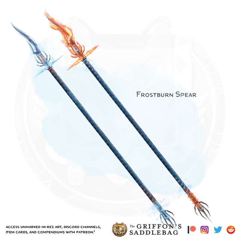 {The Griffon's Saddlebag} Frostburn Spear | Scrolller