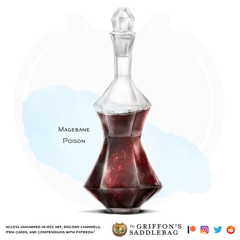 {The Griffon's Saddlebag} Magebane Poison | Potion | Scrolller