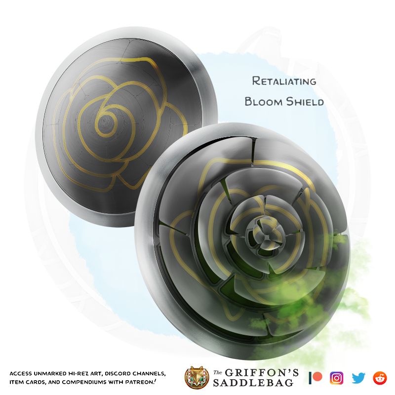 {The Griffon's Saddlebag} Retaliating Bloom Shield | Armor (shield) | Scrolller