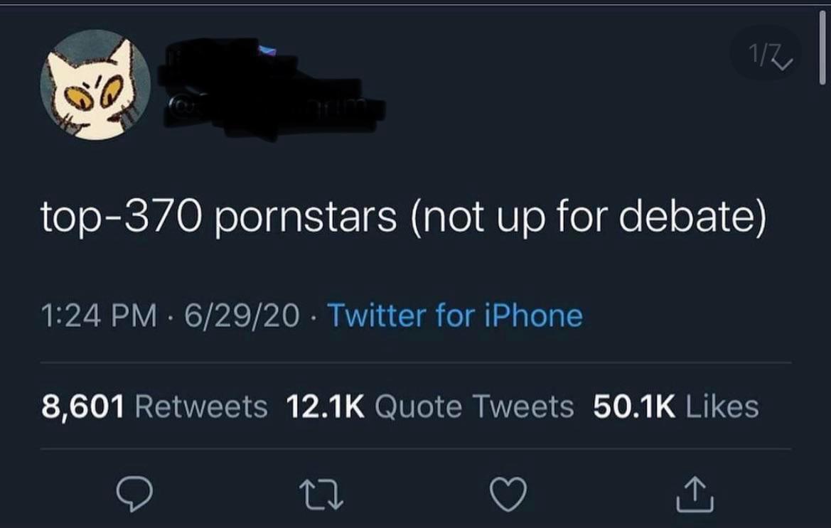 The guy who ranked his top 370 pornstars | Scrolller