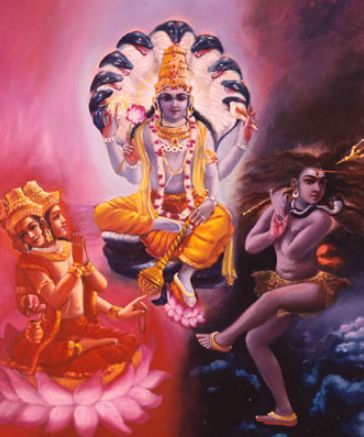 The Holy Trinity or Trimurti | Scrolller