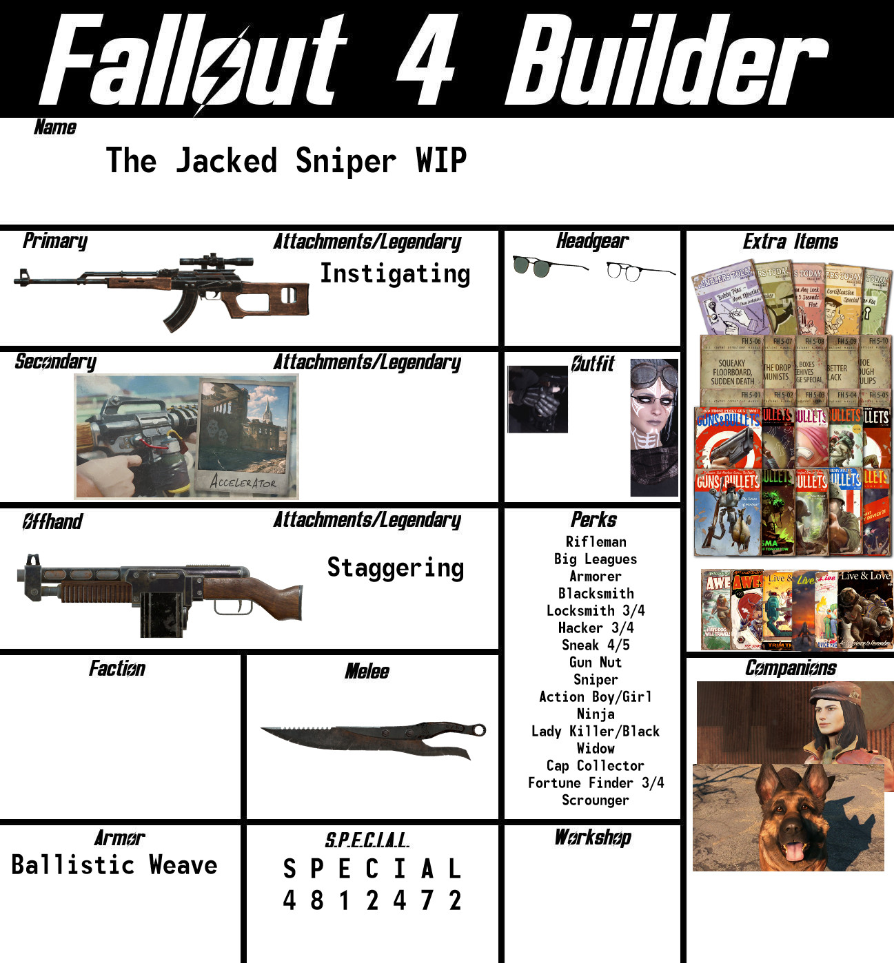 The Jacked Sniper build WIP (accepting medium) | Scrolller