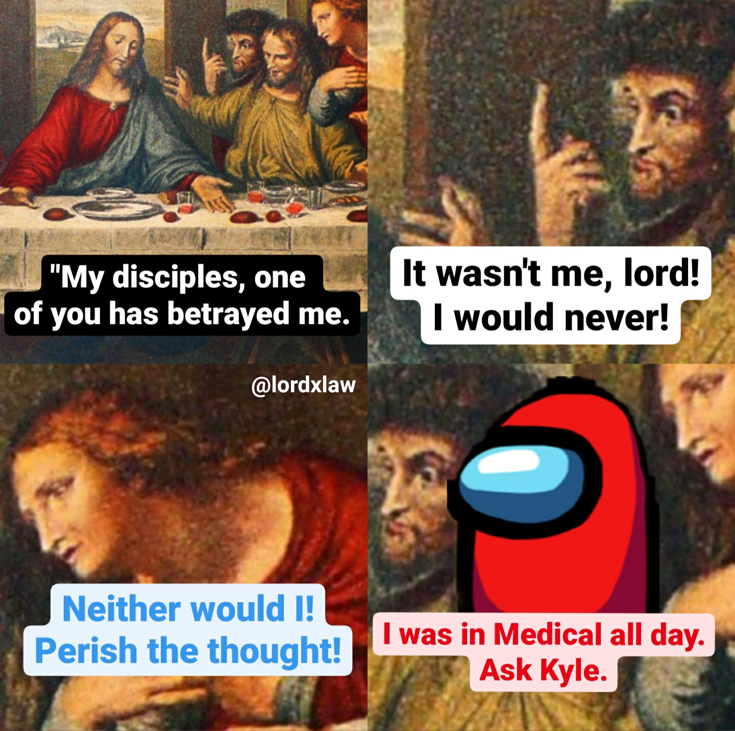 The Last Supper: Among Us Edition! | Scrolller