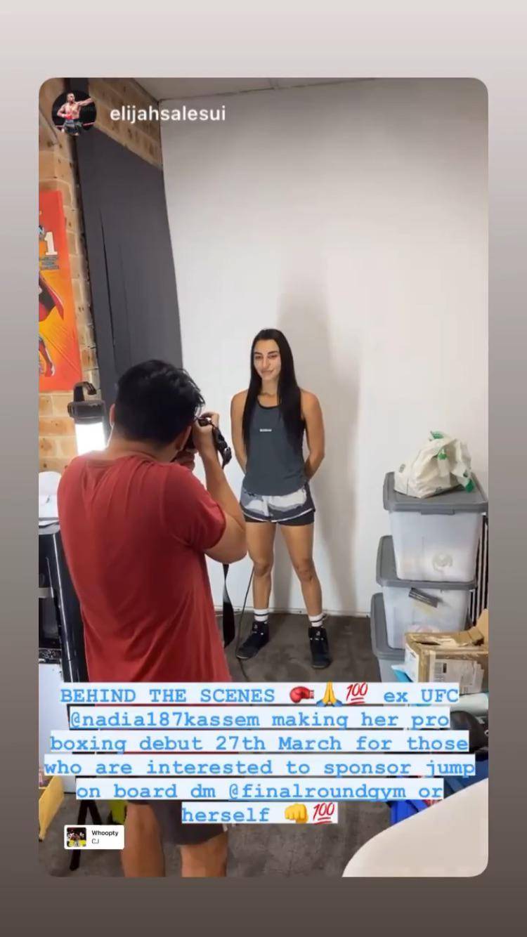 The legendary Nadia Kassem to make her pro boxing debut on March 27th | Scrolller