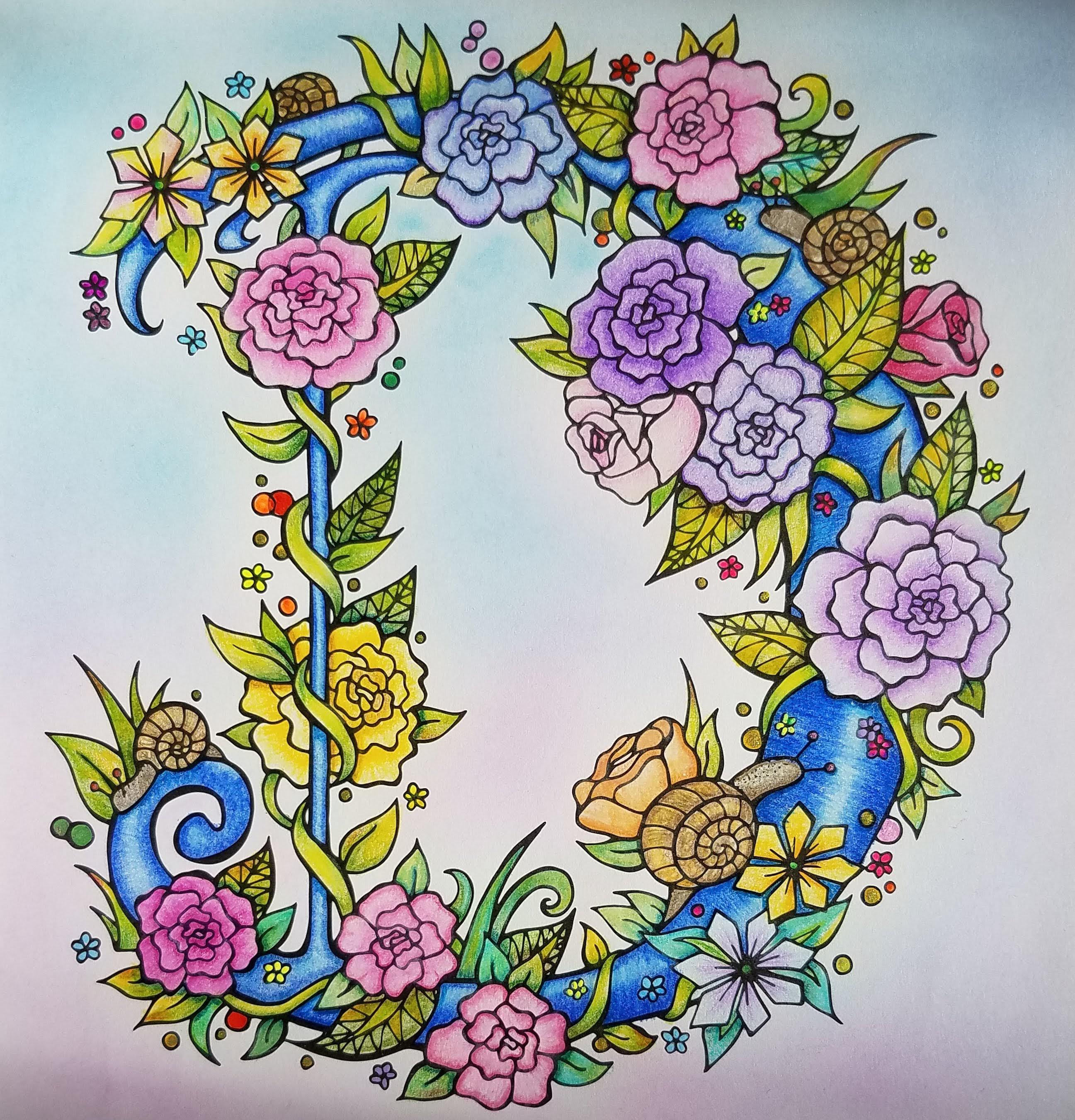 The letter "D" from Beautiful Letters. Prismacolor. | Scrolller