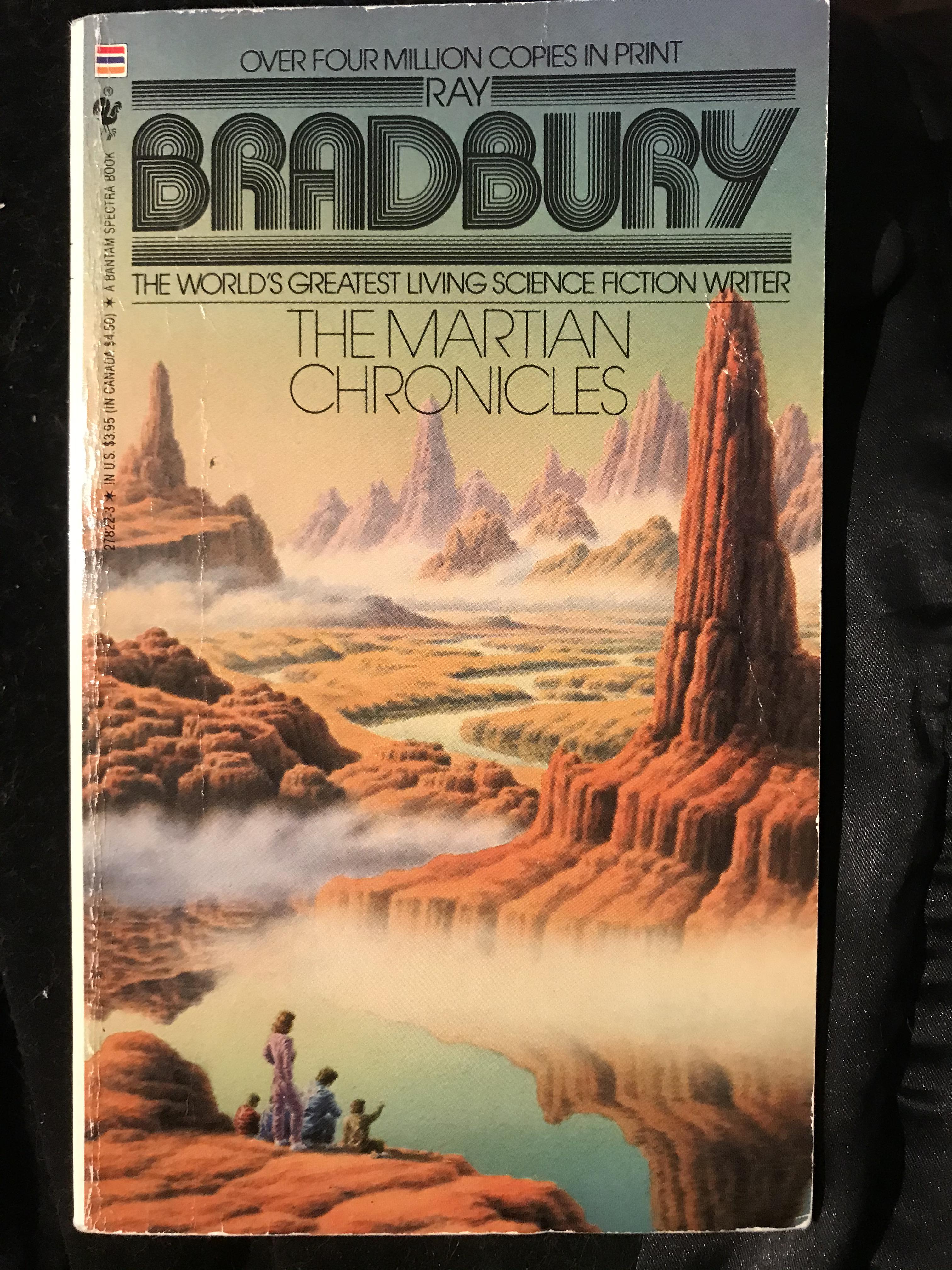 The Martian Chronicles by Ray Bradbury, cover art by Ian Miller | Scrolller