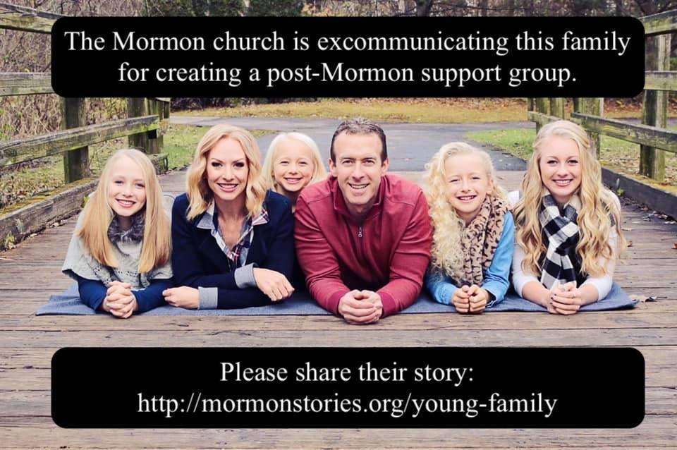 The Mormon church is excommunicating this family for creating a post-Mormon support group ...