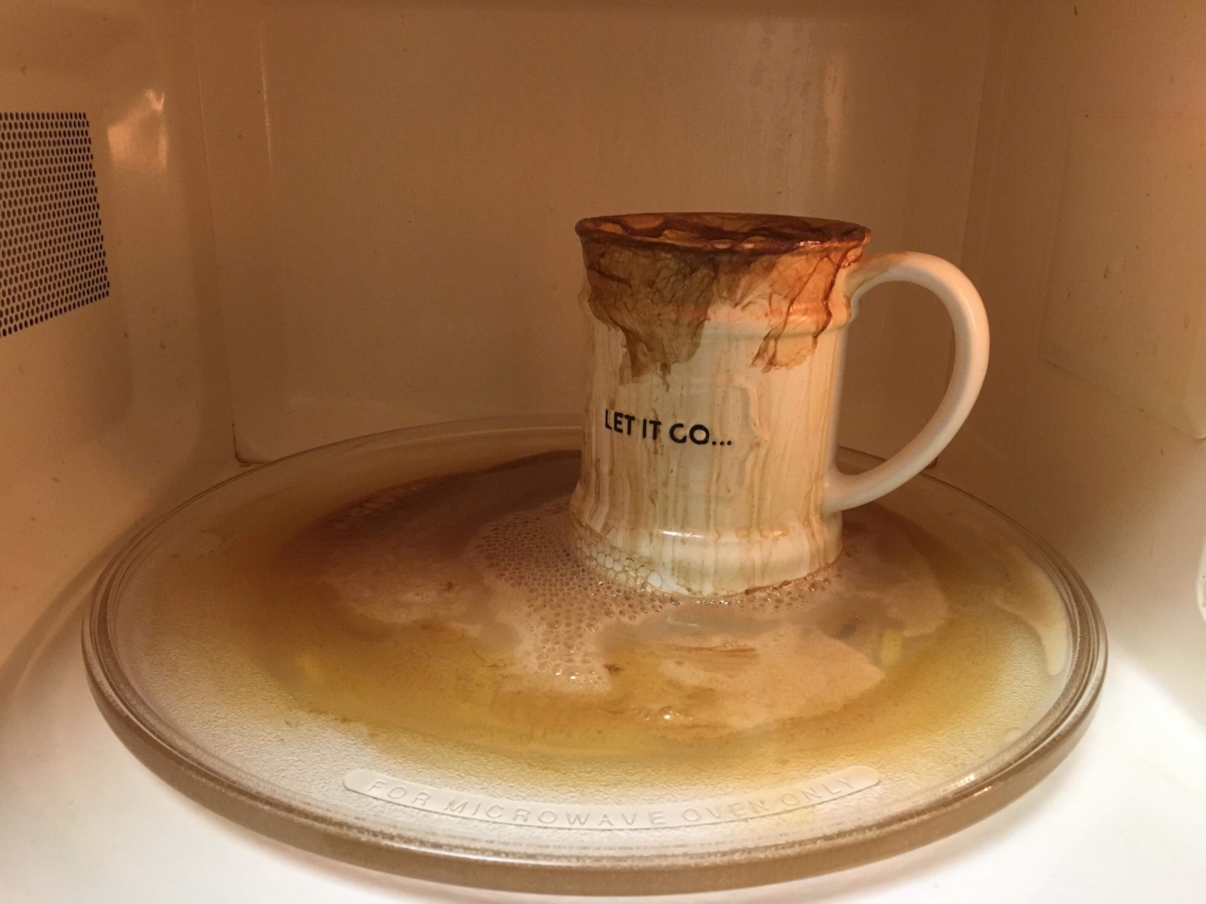 The most symbolic microwave explosion I’ve ever had. | Scrolller