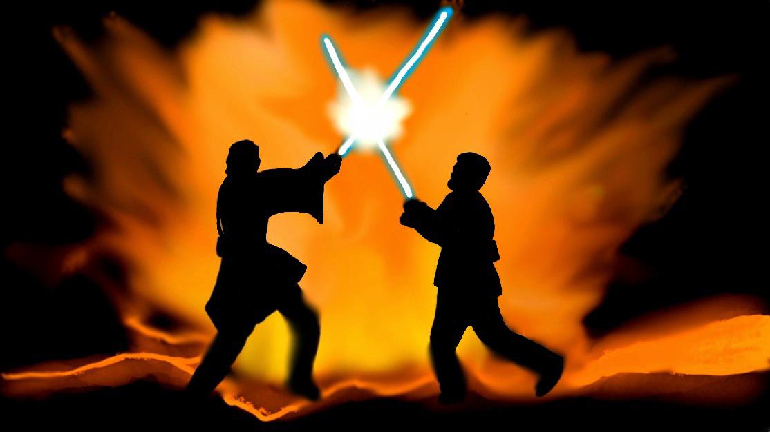 The mustafar duel - by me | Scrolller