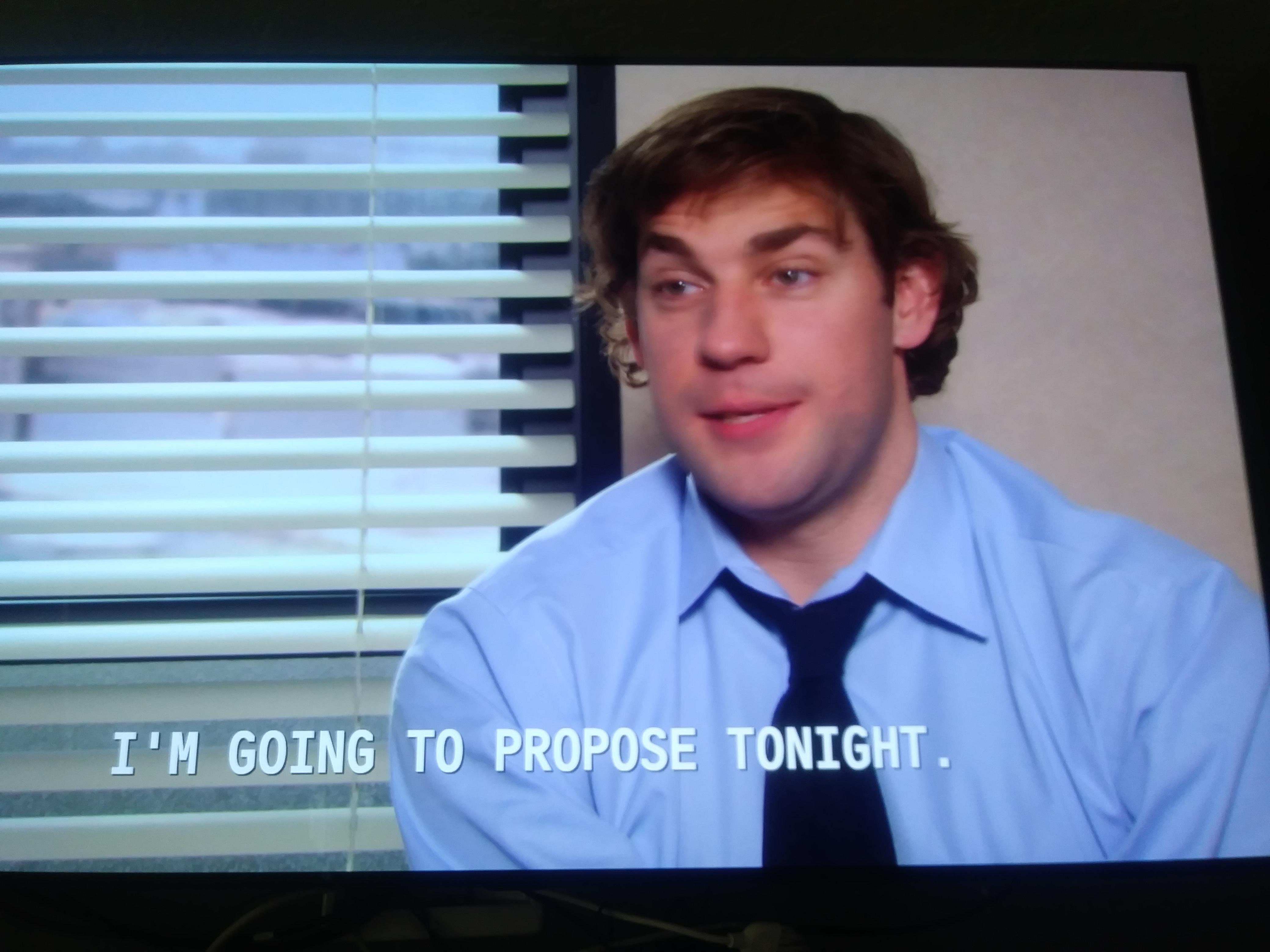 (The Office)Jim is proposing to Pam :o | Scrolller
