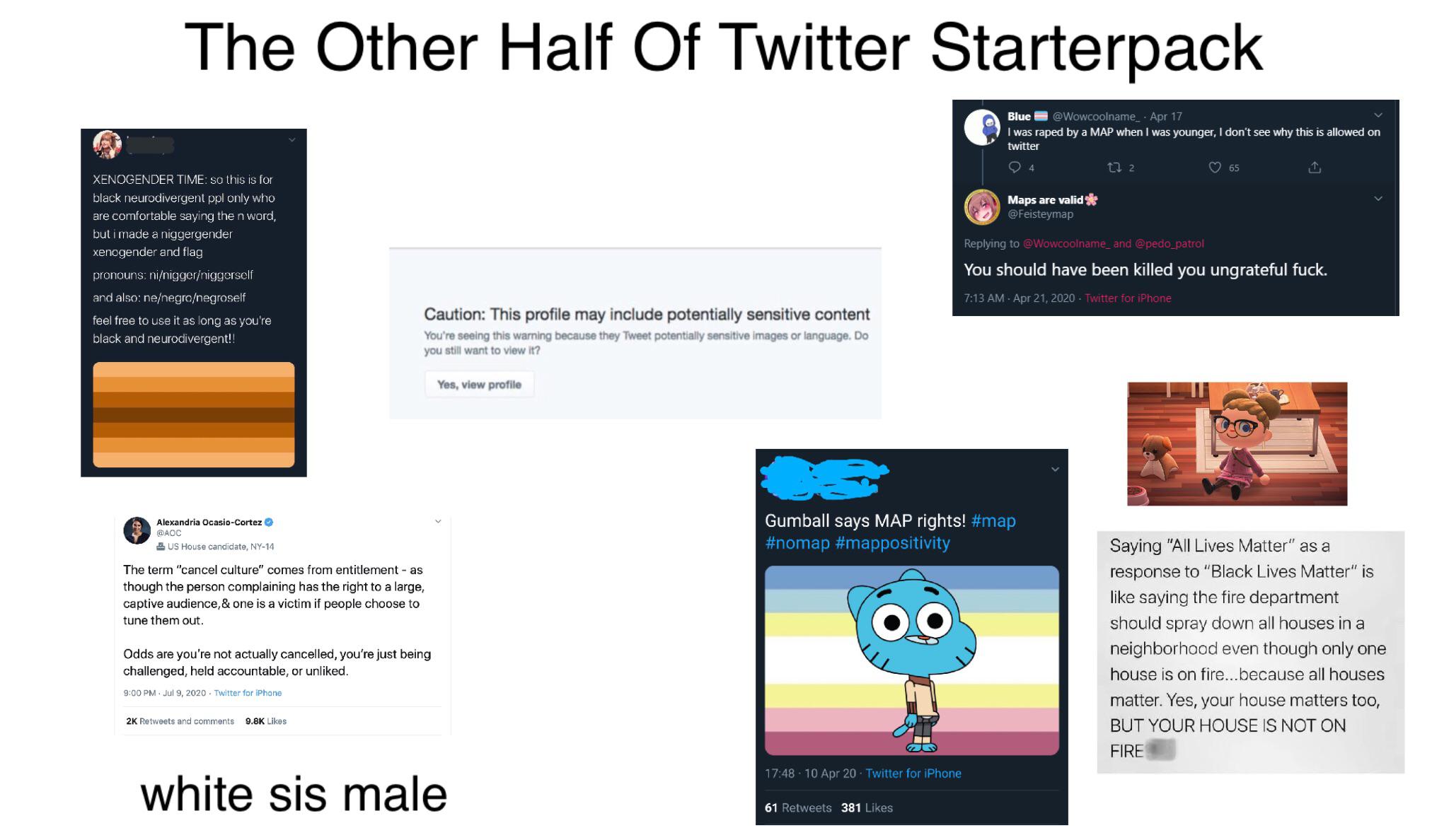 The Other Half Of Twitter Starterpack | Scrolller