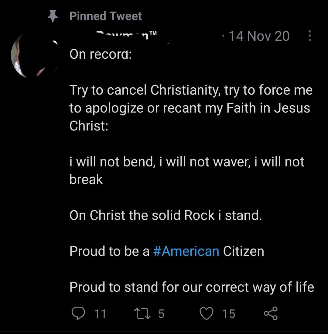 The persecution complex is real among the far right. | Scrolller