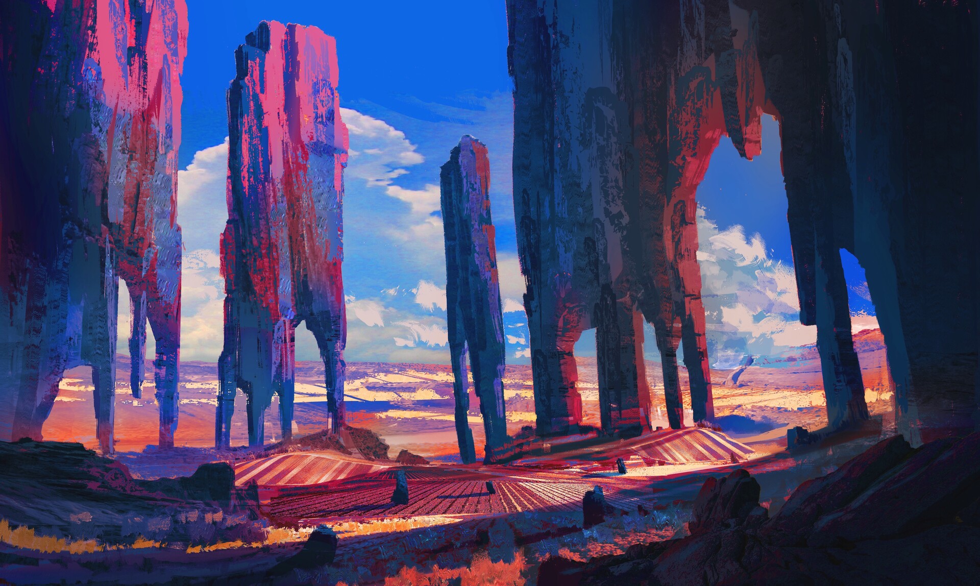 The Pillars by Anthony Brault | Scrolller
