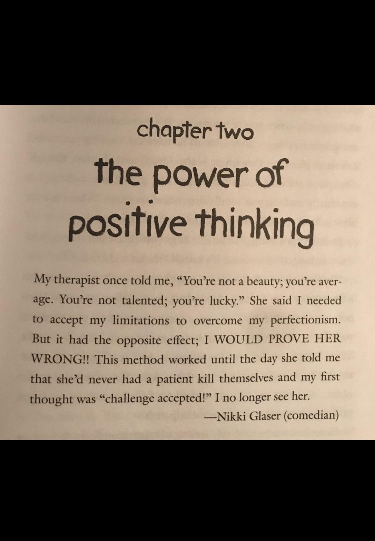 The power of positive thinking | Scrolller