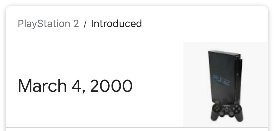 The PS2 is 20 years old now! [Image] | Scrolller