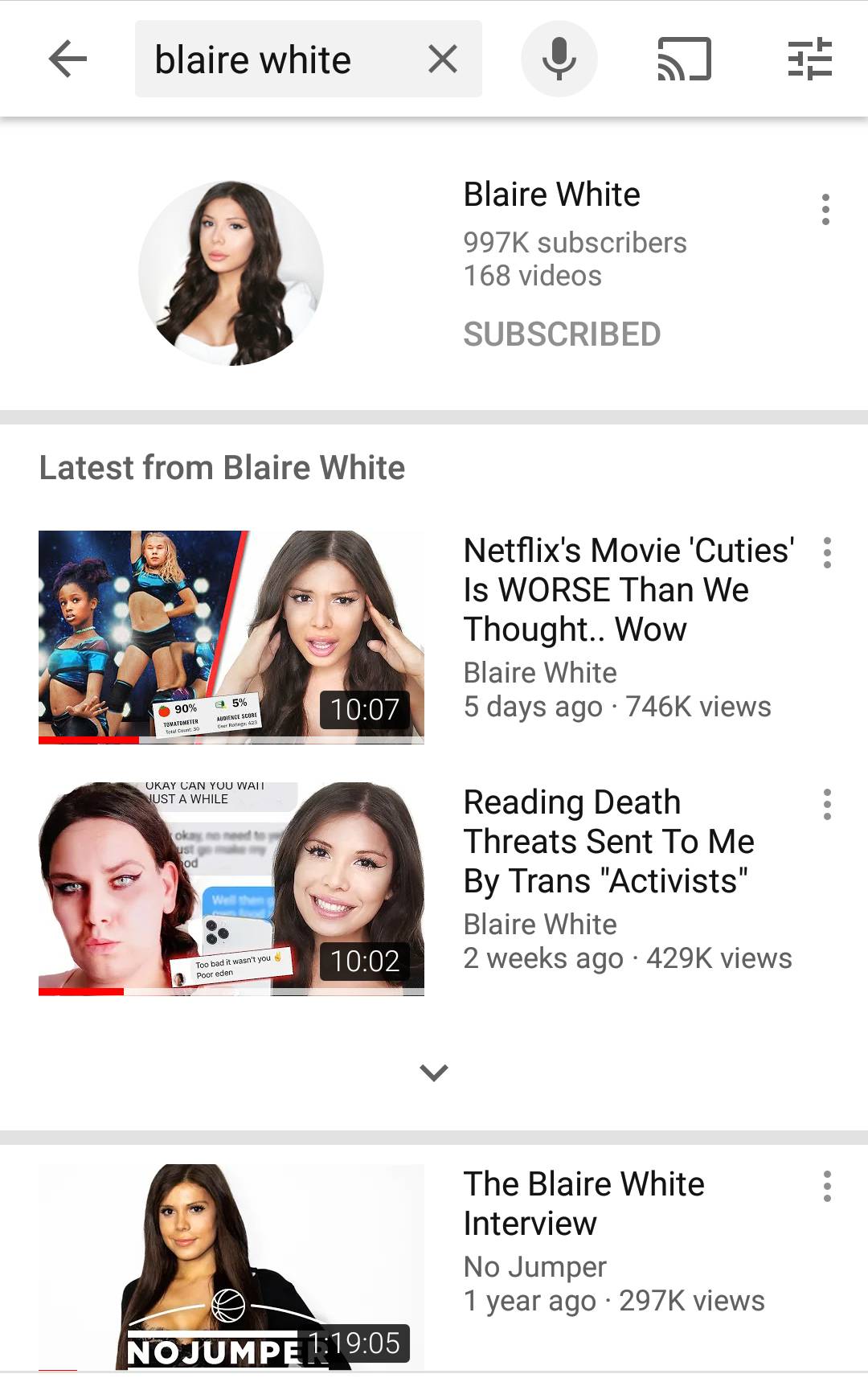 the queen is almost at 1 million subs :) | Scrolller