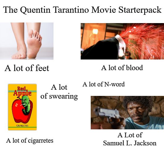 The Quentin Tarantino movie starterpack | Scrolller