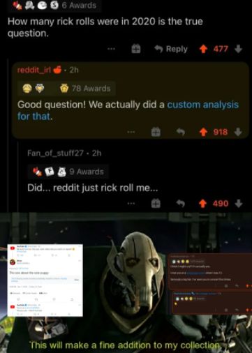 the rarest rick roll | Scrolller