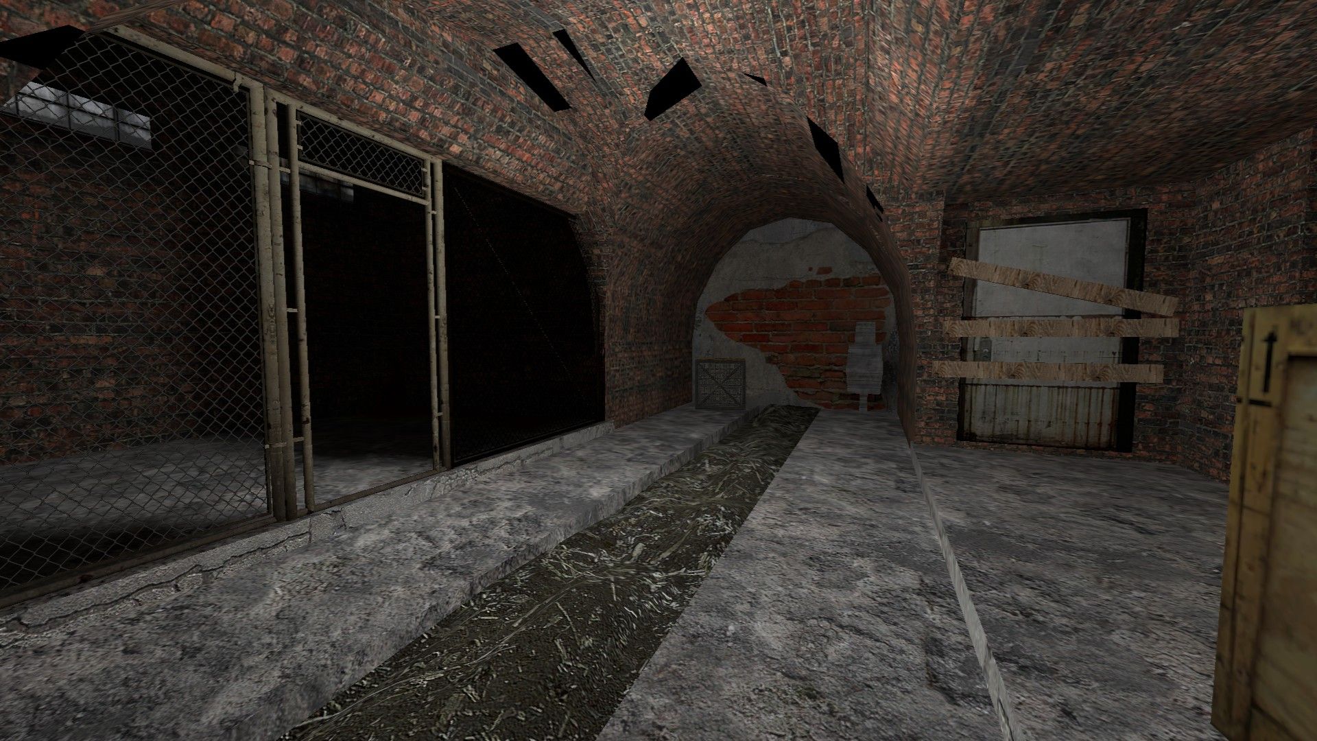 The sewer section of my map has those weird black spots on the roof, what are they? how can I ...