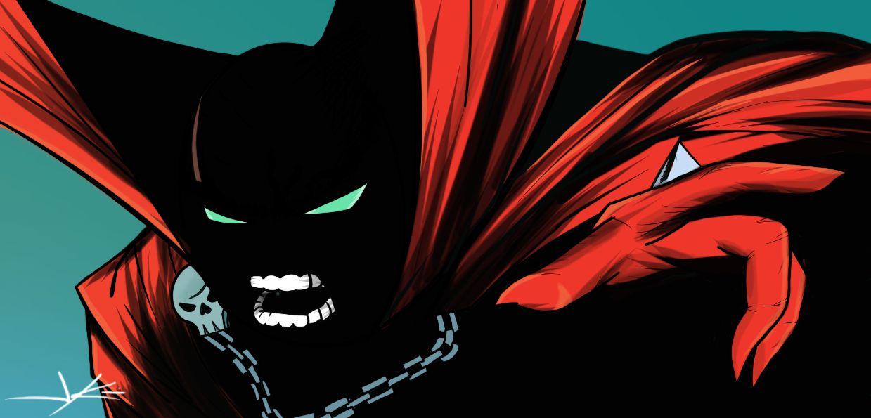 The Spawn, by myself, 2020. Inspired by Todd McFarlane. | Scrolller