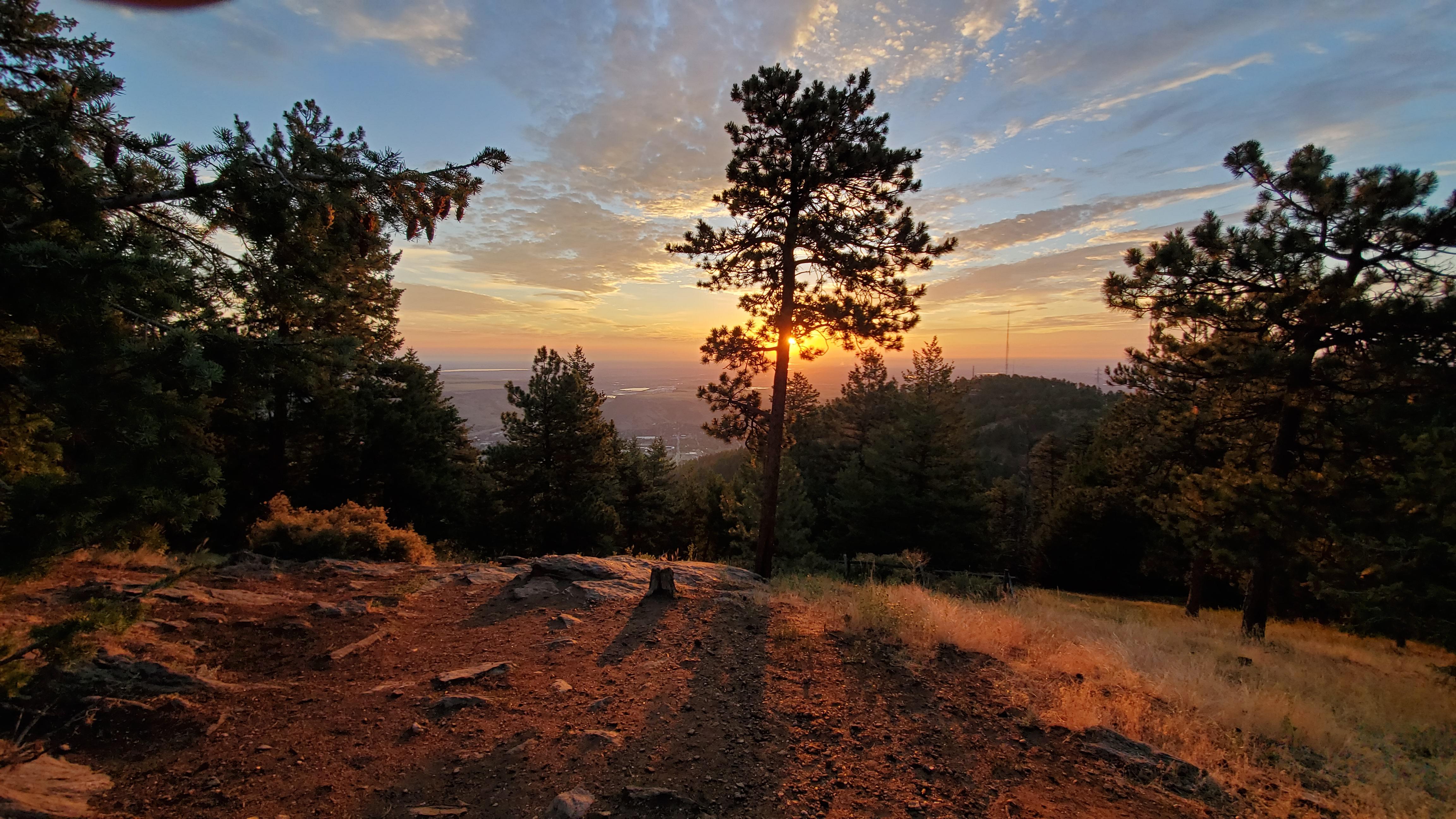 The sunrise view at Lookout Mountain Colorado. | Scrolller