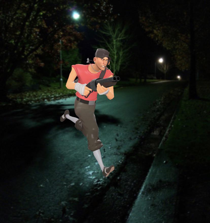 The TF2 scout tries to escape Level 9 | Scrolller