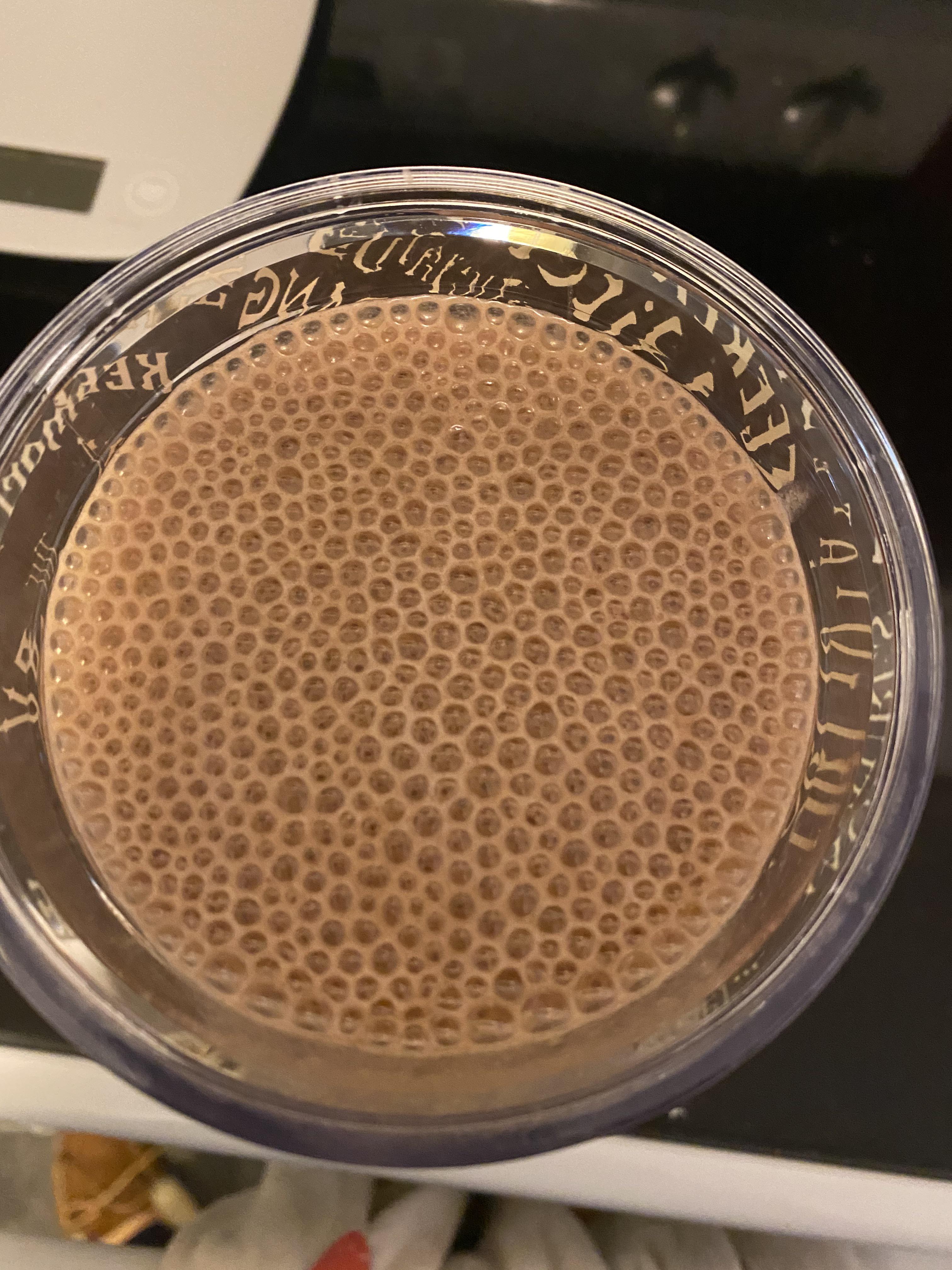 The top of my protein smoothie | Scrolller