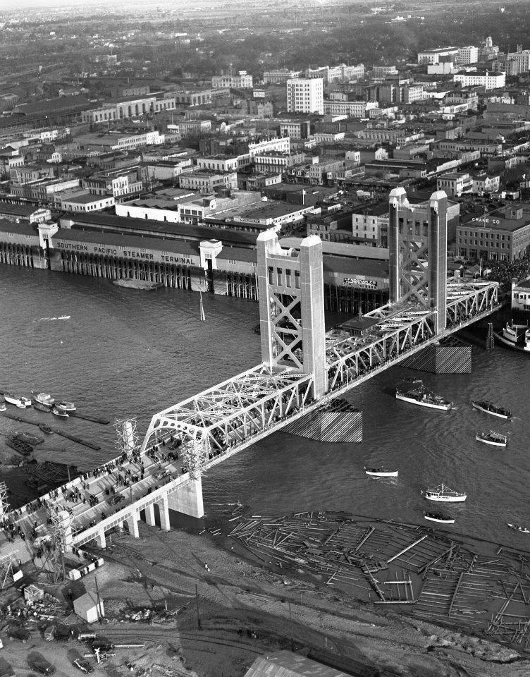 The Tower Bridge, opening day, 1935. | Scrolller