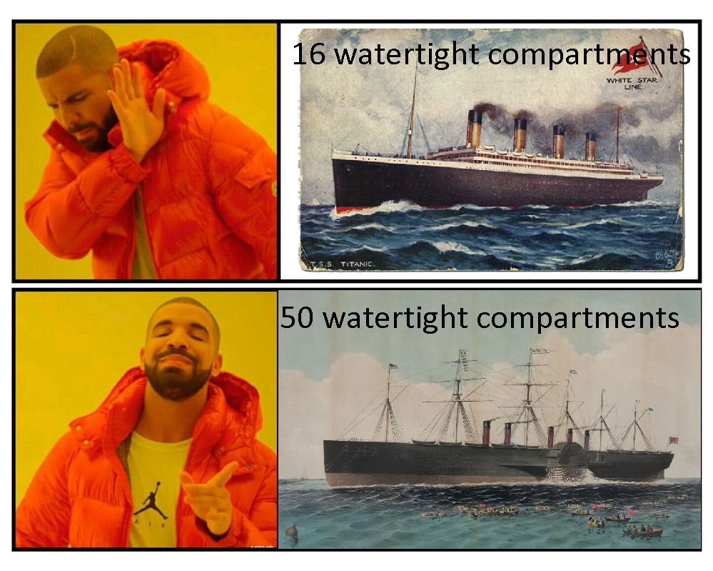 The true unsinkable ship. | Scrolller