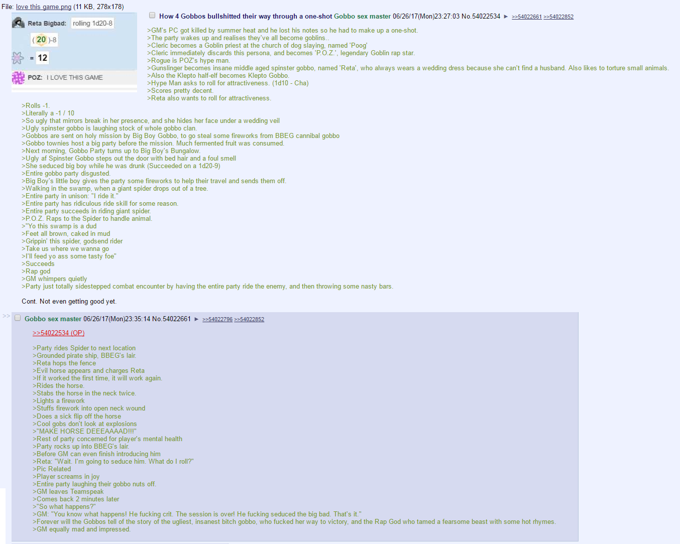 The two types of roleplayer. | Scrolller