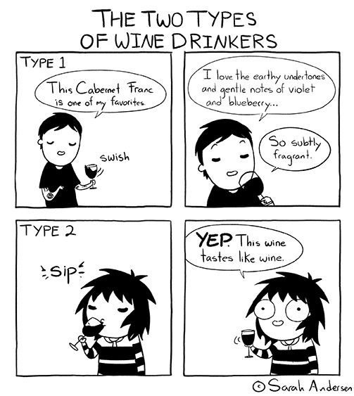 The Two Types of Wine Drinkers | Scrolller