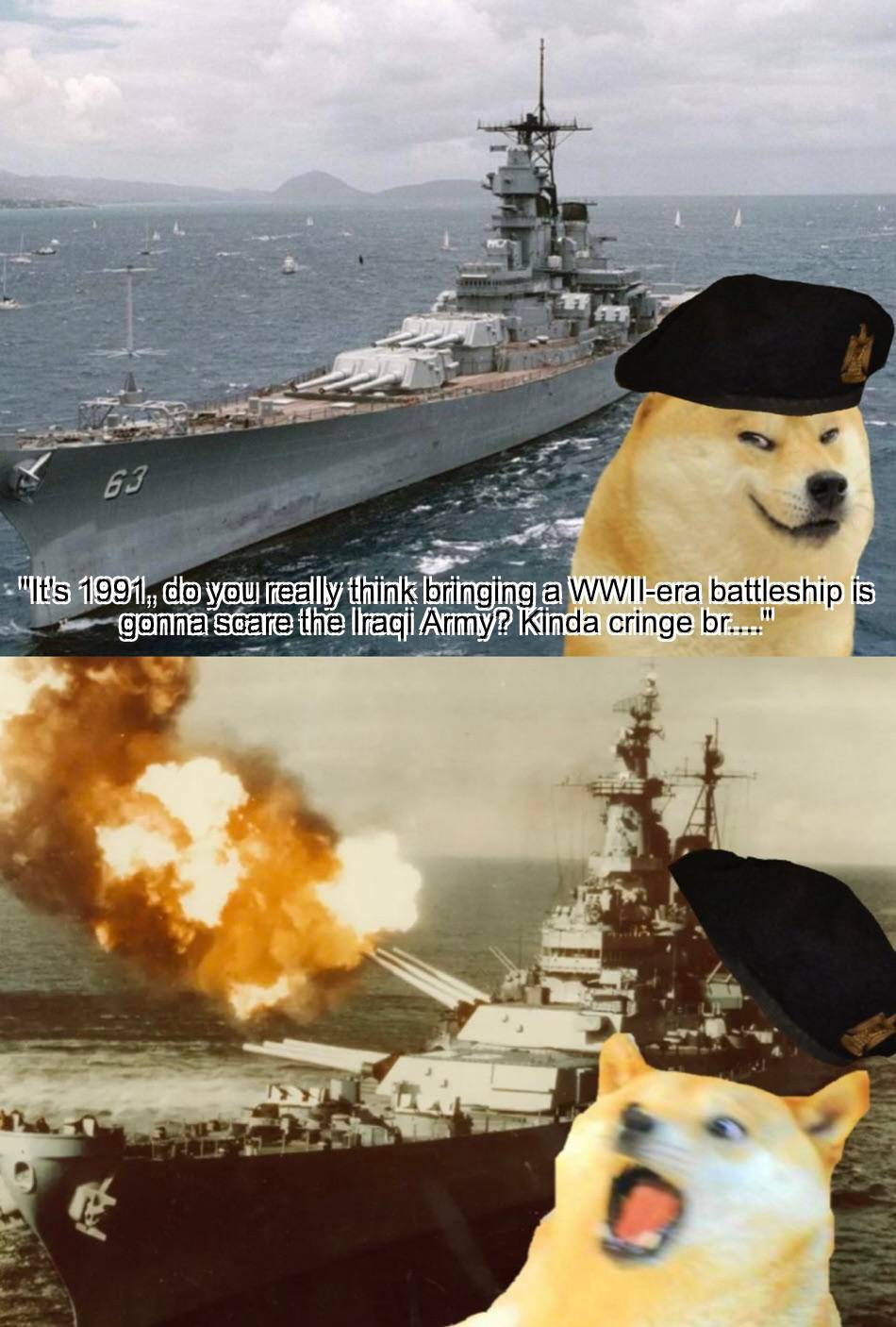 The USS Missouri says “respect your elders” | Scrolller