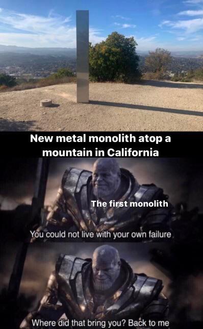 The Utah monolith failed | Scrolller