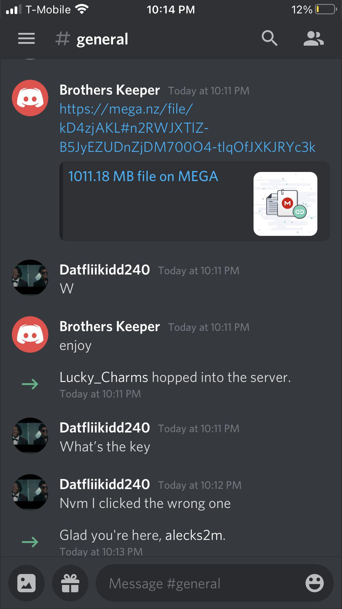 The vid is in the discord join and enjoy 😉 | Scrolller