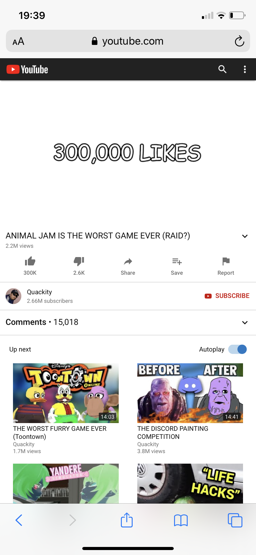 THE VIDEO HAS REACHED 300K | Scrolller