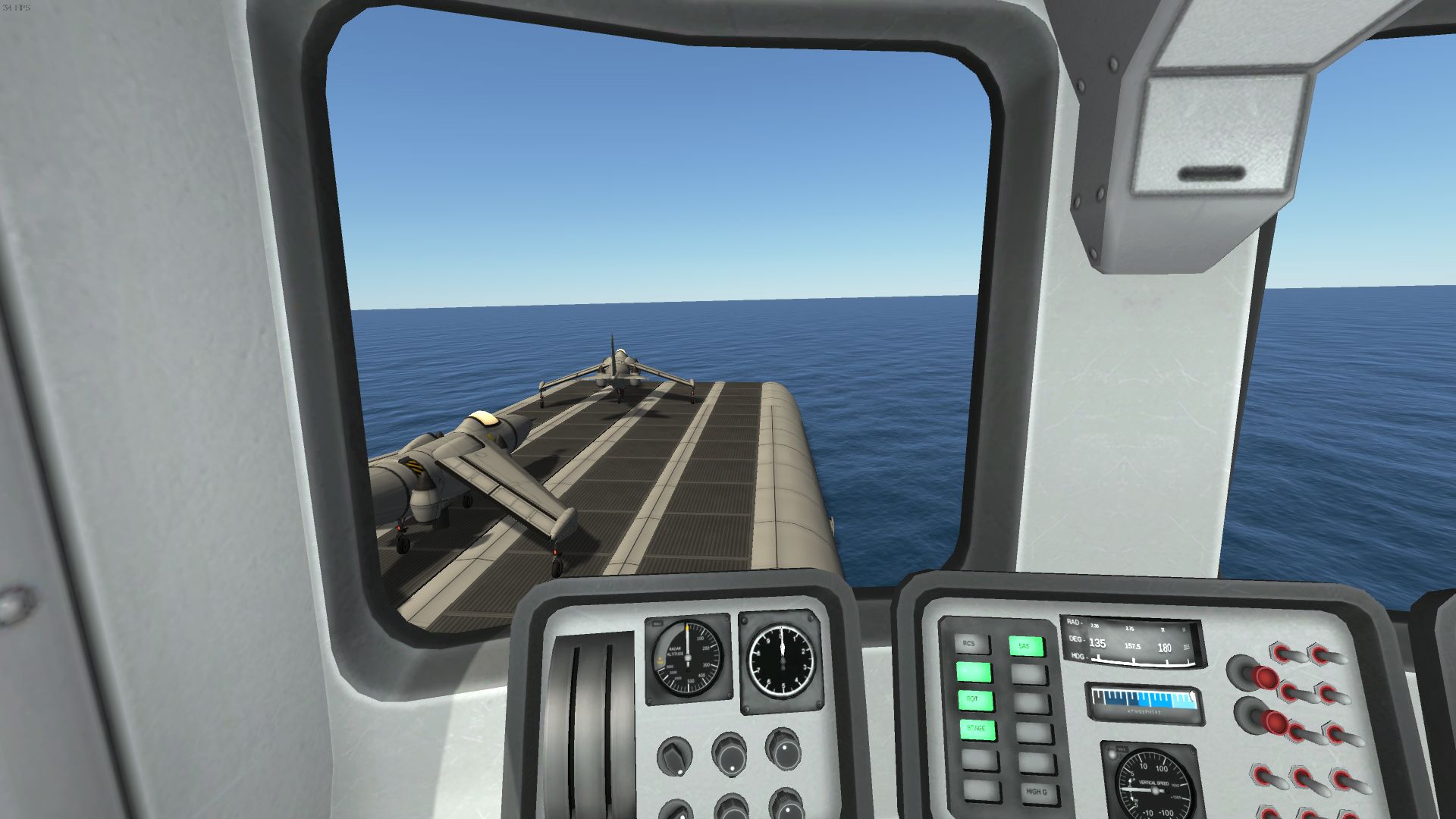 The view from my Aircraft Carrier bridge | Scrolller