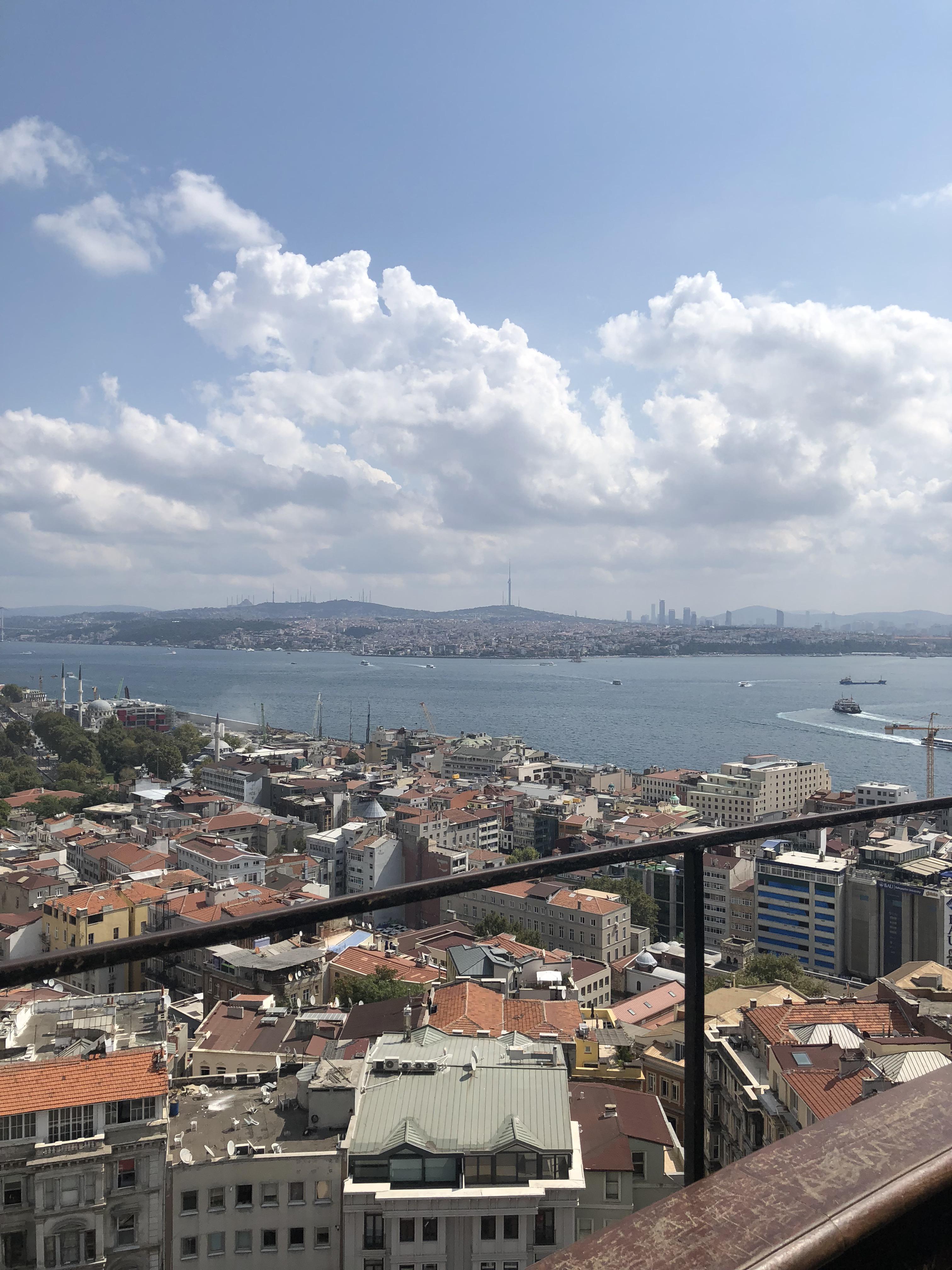 The view of İstanbul from Galata Tower | Scrolller
