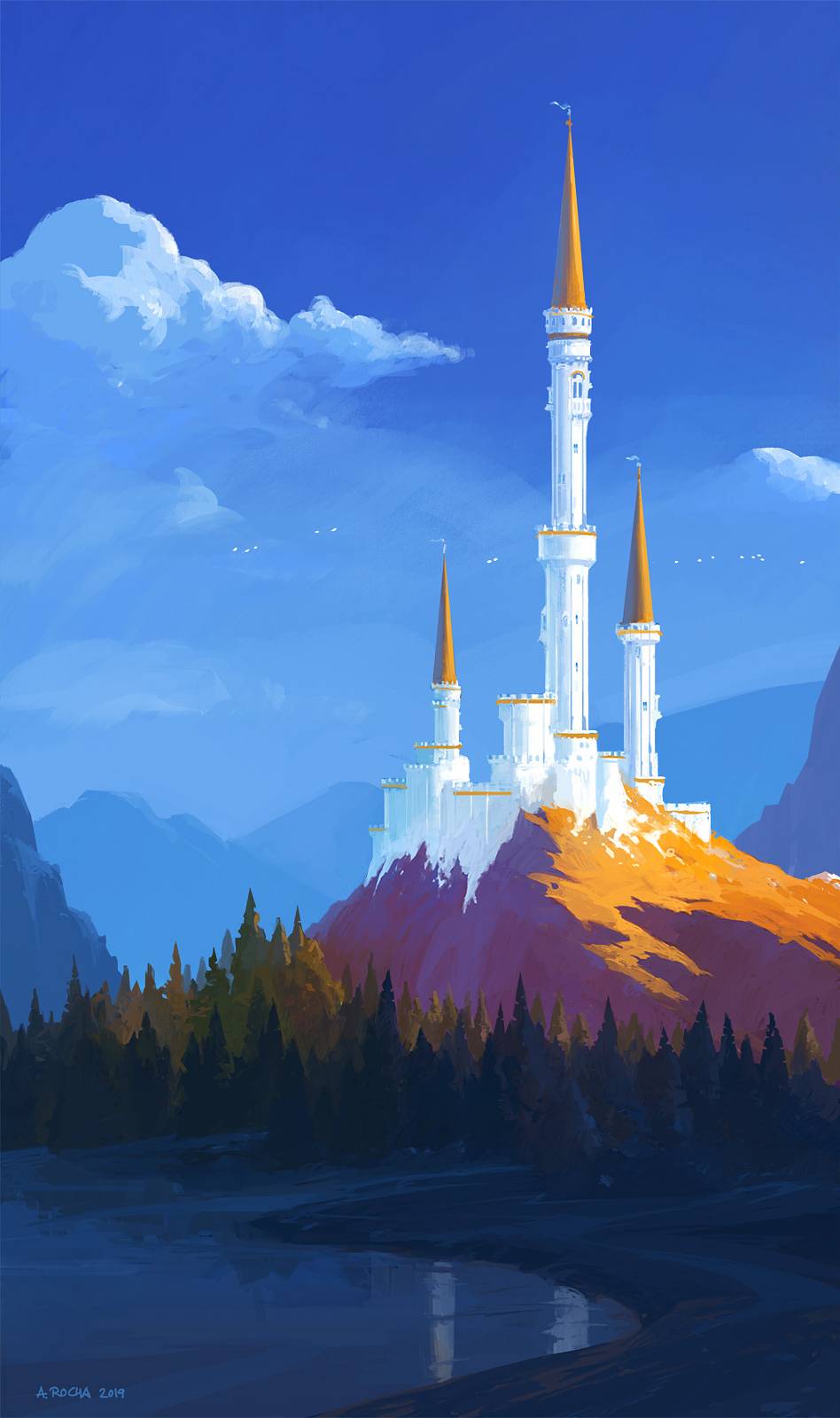 The White Tower II, by Andreas Rocha | Scrolller