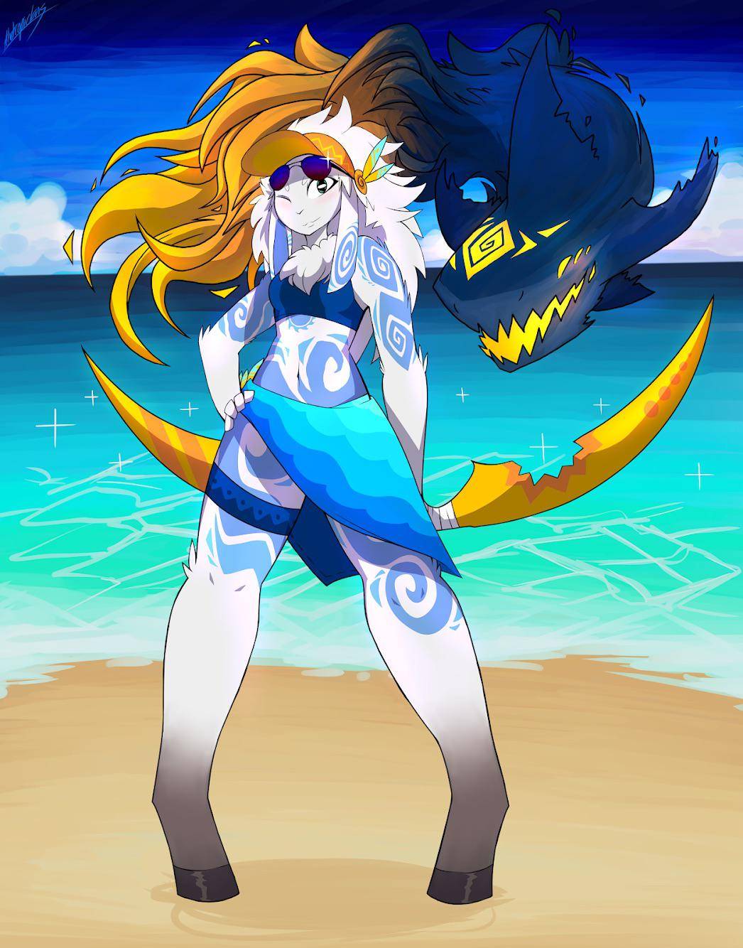 Theoretical pool party kindred skin | Scrolller