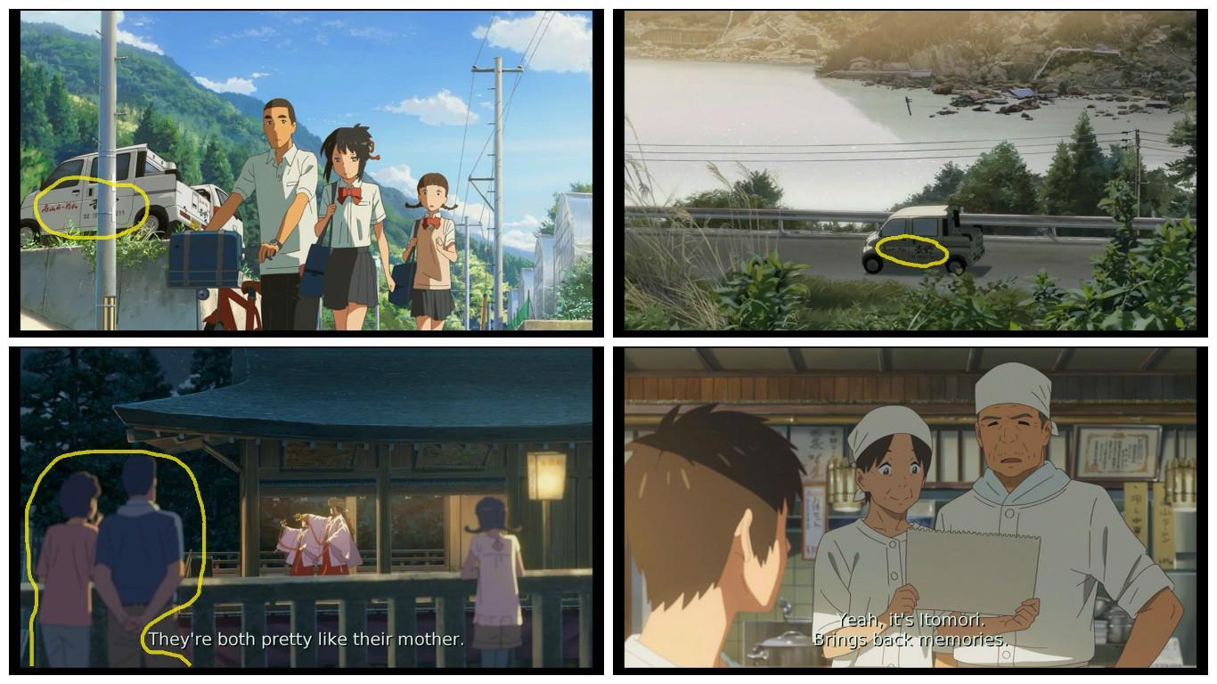 Theory: The Ramen Shop couple watched Mitsuha and Yotsuha's ceremony dance | Scrolller