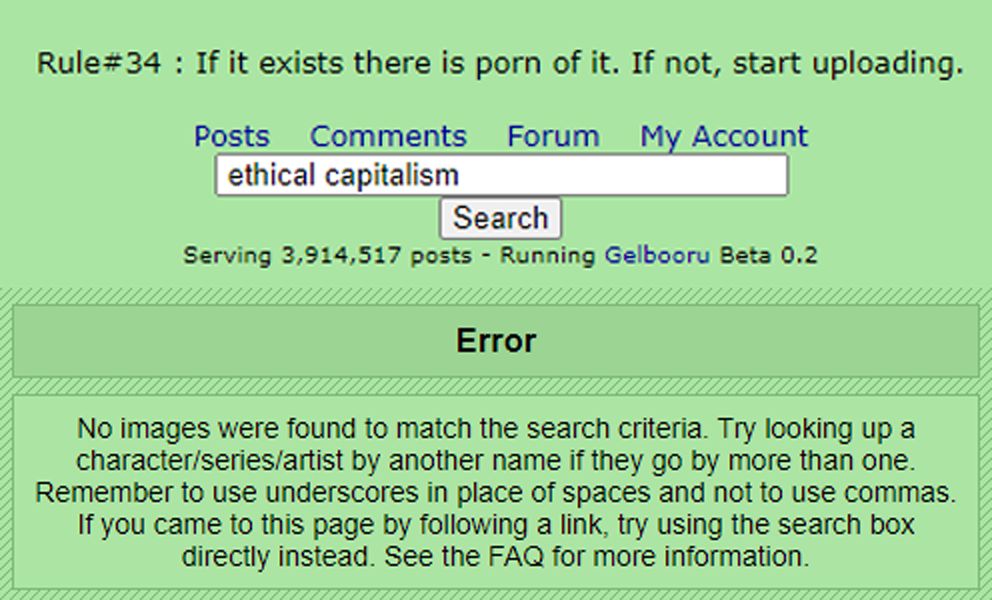 There is no ethical capitalism | Scrolller