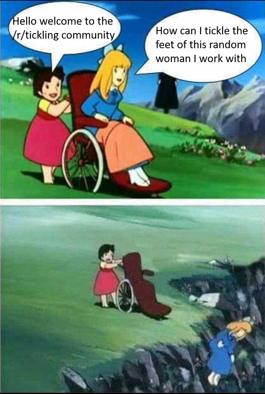 There's an untapped market on tickle memes. | Scrolller