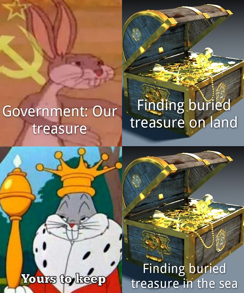 There's billions of treasure lost at sea | Scrolller