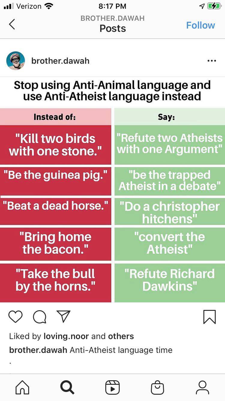 These guys seriously have obsessions with atheists. | Scrolller